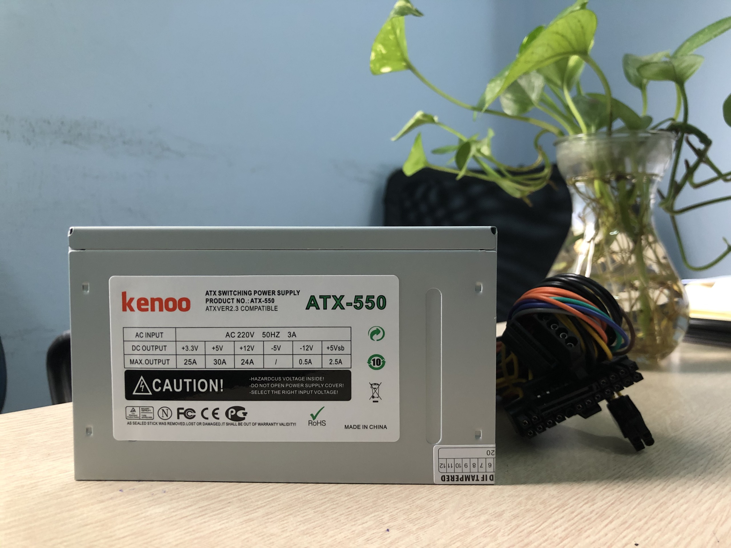 Nguồn máy tính Kenoo ATX550-550w (fan 8) chính hãng, chất lượng tại Ben Computer. Giao hàng toàn ...