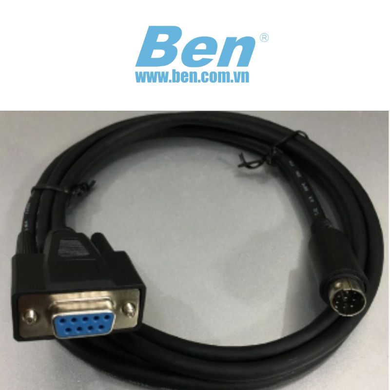 Cáp điều khiển Mini Din 8 Pin Male to DB9 Female dài 1.8M, giao thức ...