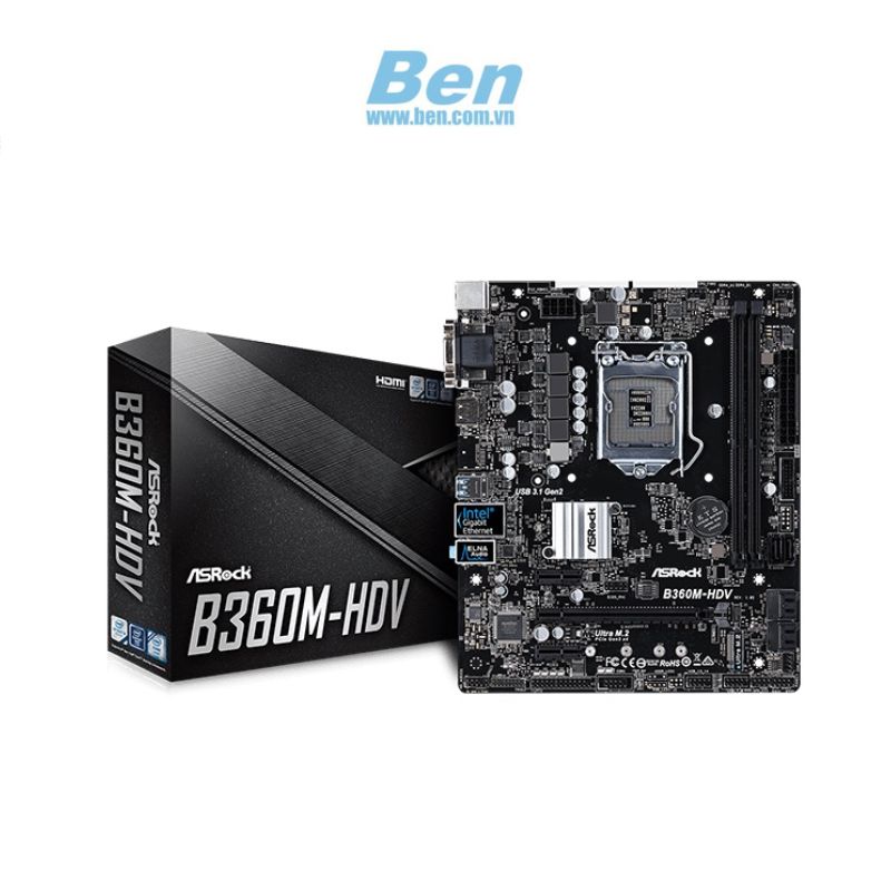 Mainboard Asrock B360M HDV Socket 1151 chính hãng, chất lượng tại ...