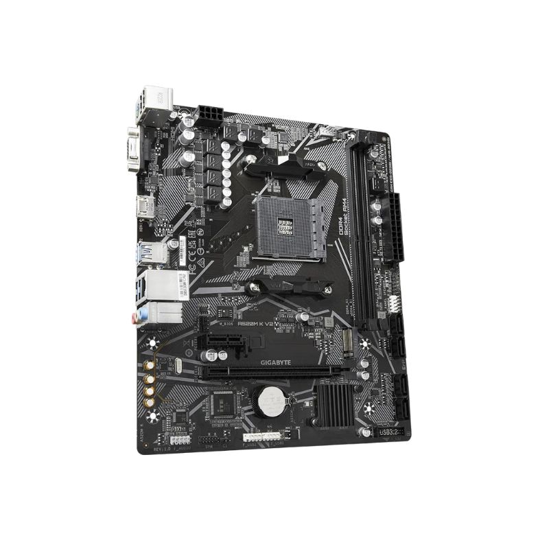 Mainboard Gigabyte A520M K V2 ( Intel A520 | AMD Ryzen 5000 | Micro-ATX ...