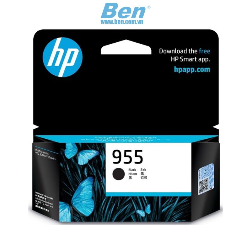 Mực in HP 955 Black Original Ink Cartridge L0S60AA chính hãng, chất ...