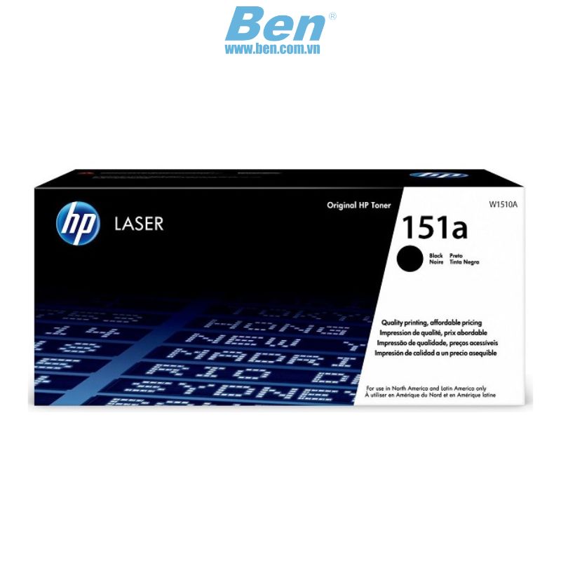Mực in HP 151A Black Original LaserJet Toner Cartridge W151