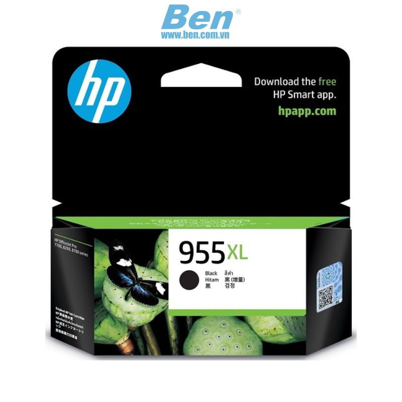 Mực in HP 955XL Black Original Ink Cartridge L0S72AA chính hãng, chất ...