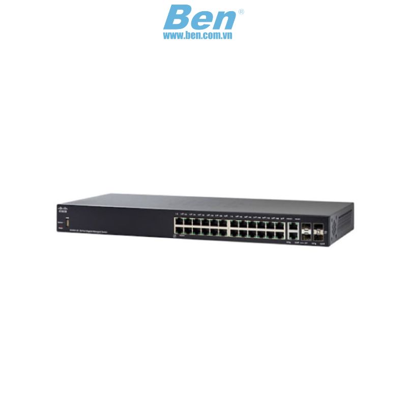 Thiết bị chuyển mạch Managed Switch Cisco 28-Port Gigabit (SG350-28-K9 ...